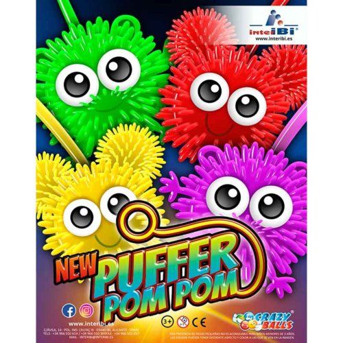 CRAZY BALLS NEW PUFFER POM POM 65MM | InterIbi