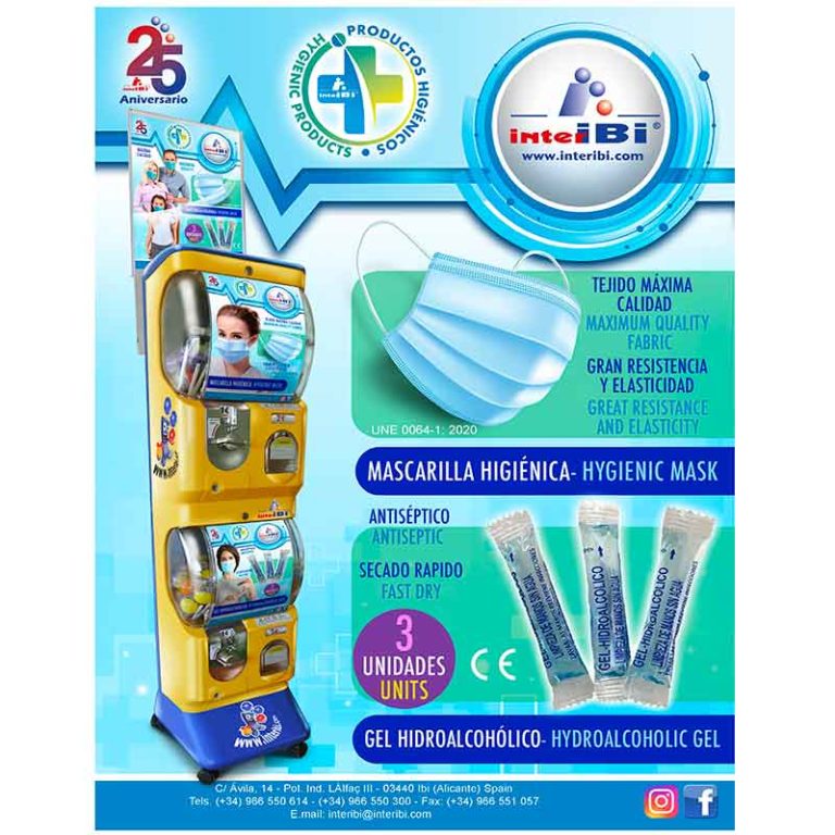 MÁQUINA GACHA PRODUCTOS HIGIÉNICOS | InterIbi